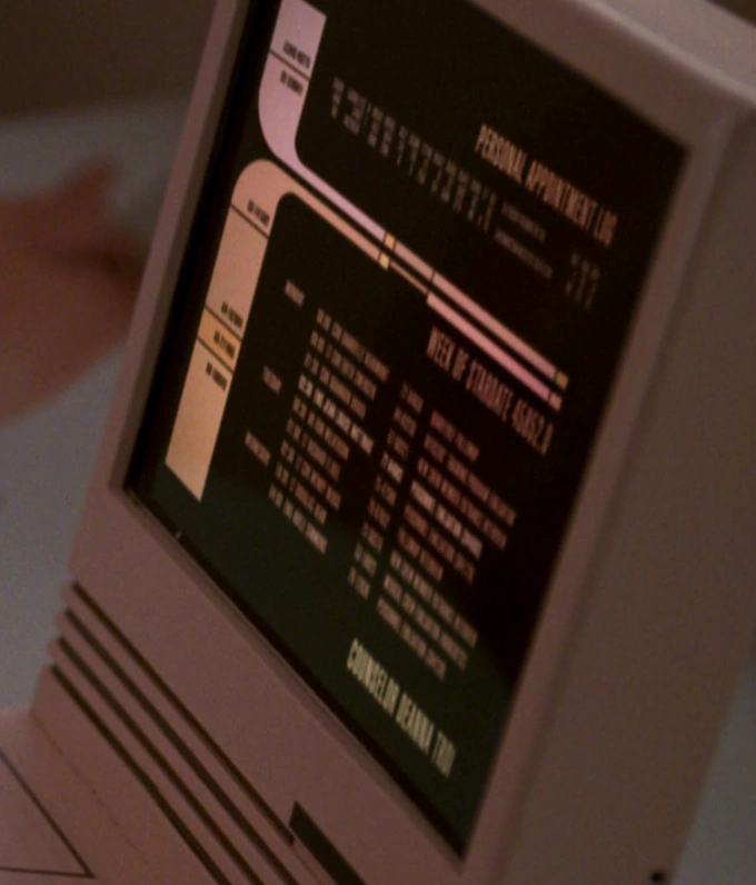 Personal appointment log | Memory Alpha | Fandom