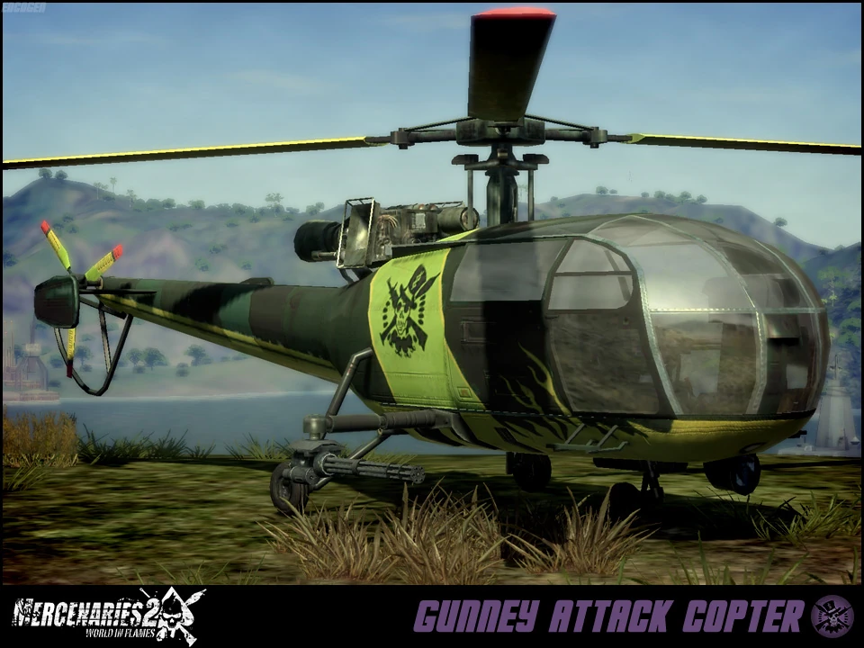 Gunney Attack Copter | Mercenaries Wiki | FANDOM powered by Wikia