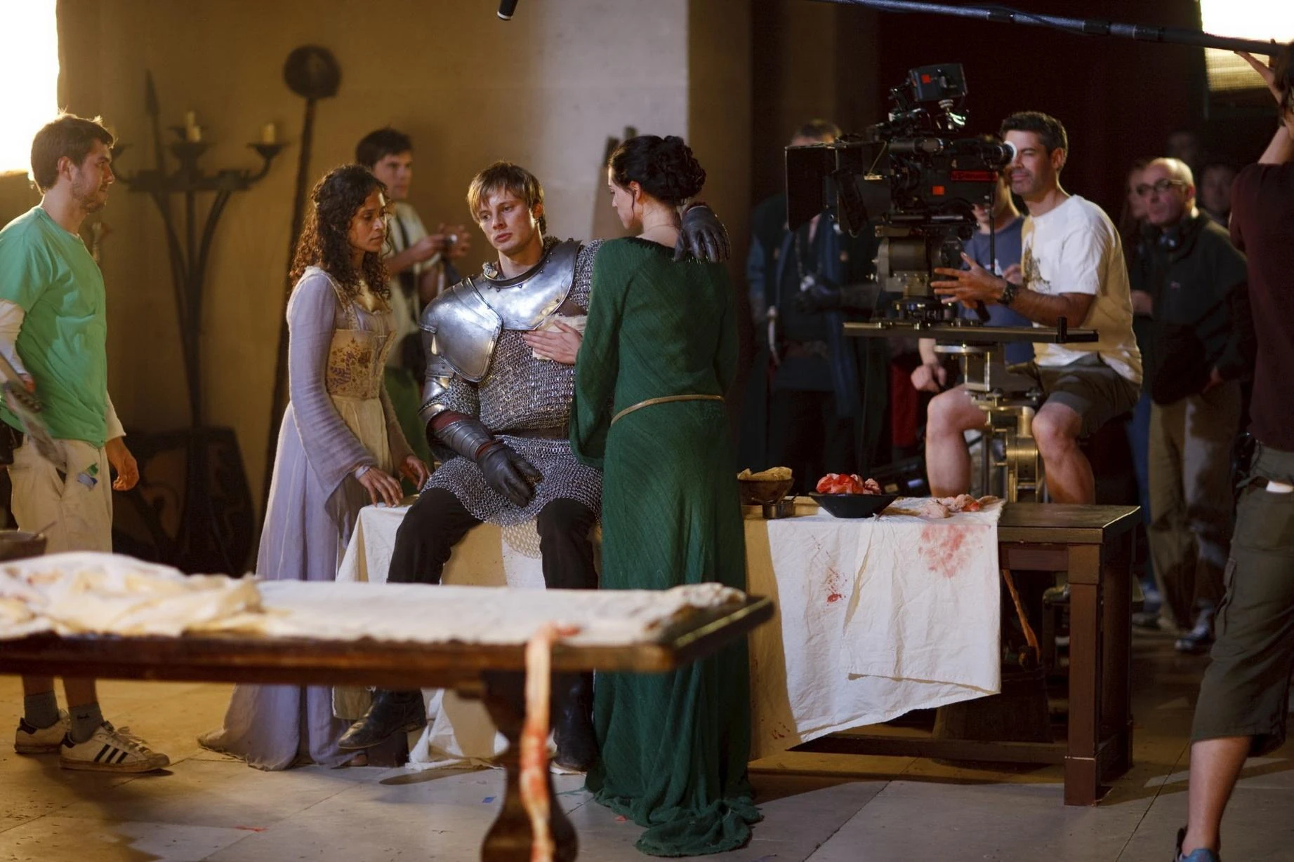 Image - Merlin Cast and Crew Behind The Scenes Series 2.jpg | Merlin ...