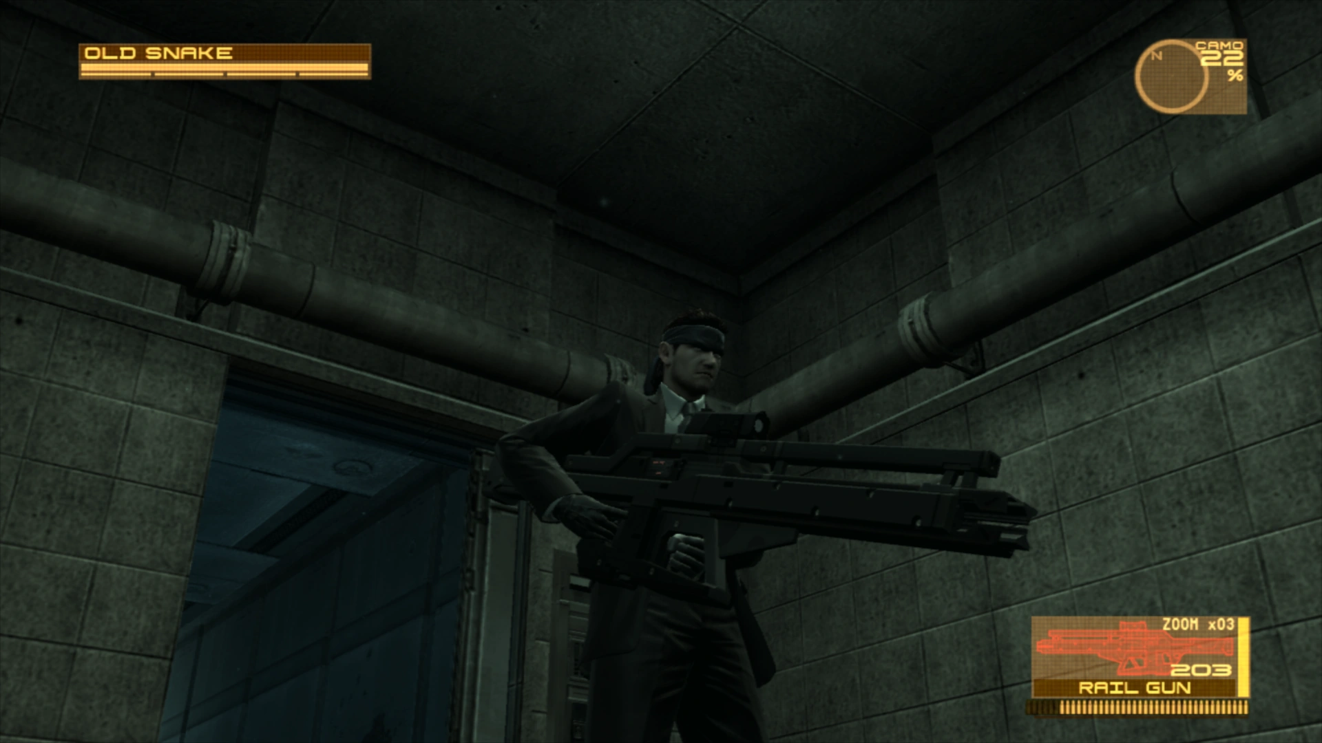 Image - Snake using a Rail Gun (Metal Gear Solid 4).png | Metal Gear ...