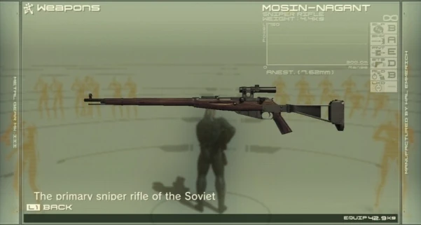 Mosin-Nagant | Metal Gear Wiki | FANDOM powered by Wikia