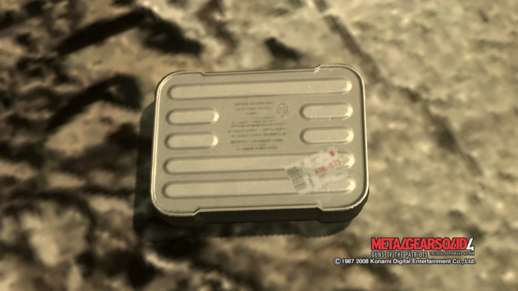 Image - MGS4 Ration.jpg | Metal Gear Wiki | FANDOM powered by Wikia