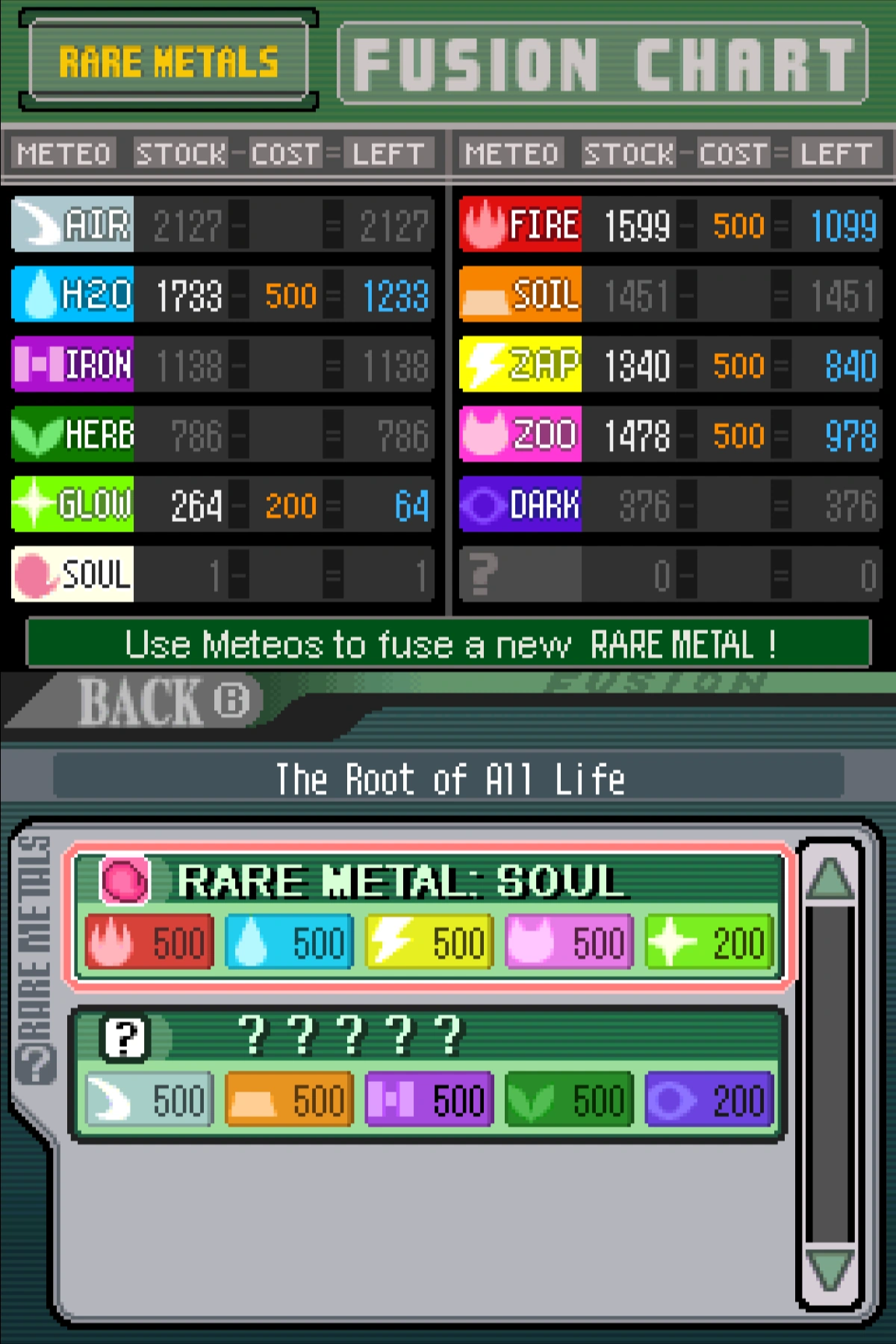 Rare Meteos | Metamo Ark Wikia | Fandom