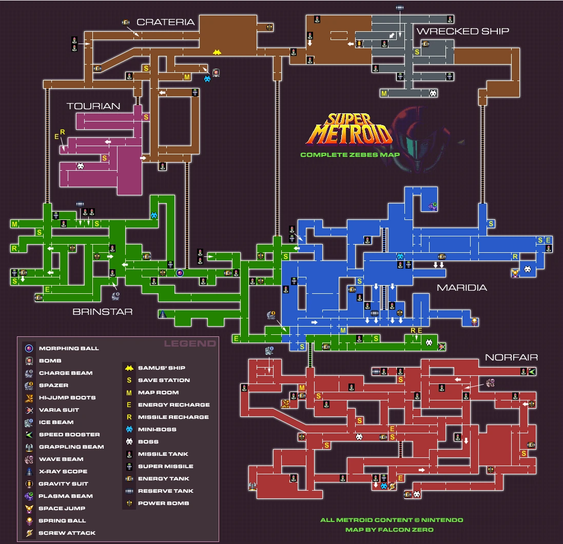 Imagen - Metroid3mapcl8.gif | Metroidover | FANDOM powered by Wikia