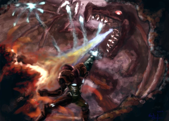 Imagen - Epica Samus vs Ridley.jpg | Metroidover | FANDOM powered by Wikia
