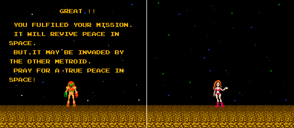 Imagen - Metroid ending.png | Metroidover | FANDOM powered by Wikia