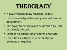 Theocracy | Micronations Wikia | Fandom