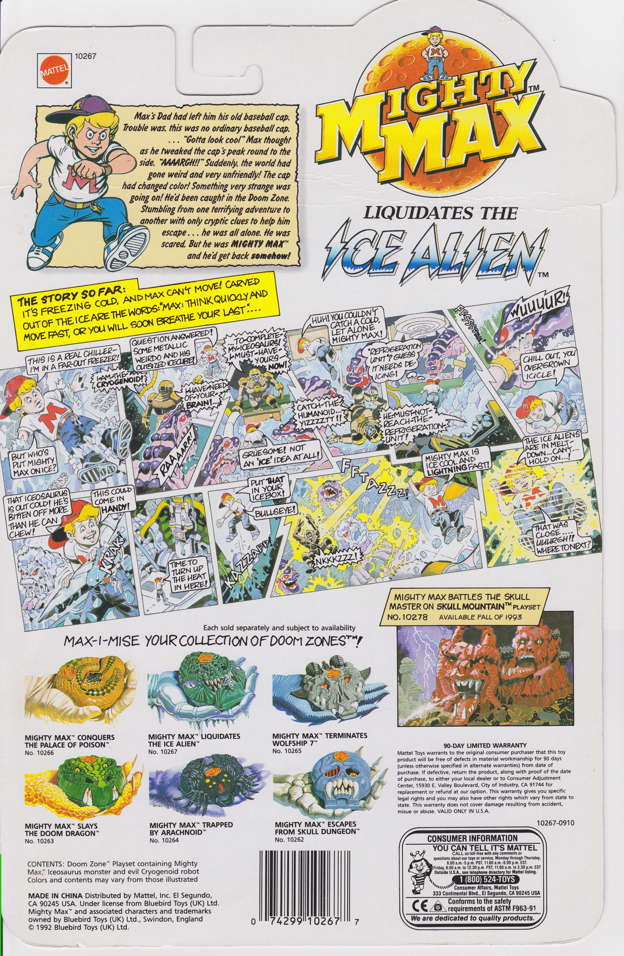 Mighty Max Liquidates the Ice Alien | Mighty Max Wiki | Fandom