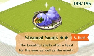 Steamed Snails ★★ | Miitopia Wiki | Fandom