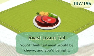 Roast Lizard Tail | Miitopia Wiki | Fandom