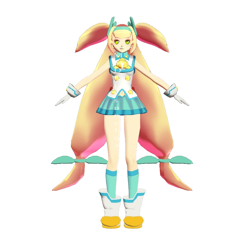 Platinum the Trinity (MMDKitsunefox) | MikuMikuDance Wiki | Fandom