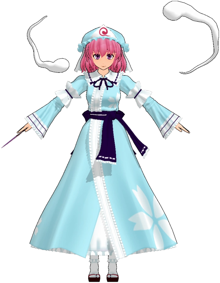 Yuyuko Saigyouji (Nakao) | MikuMikuDance Wiki | Fandom