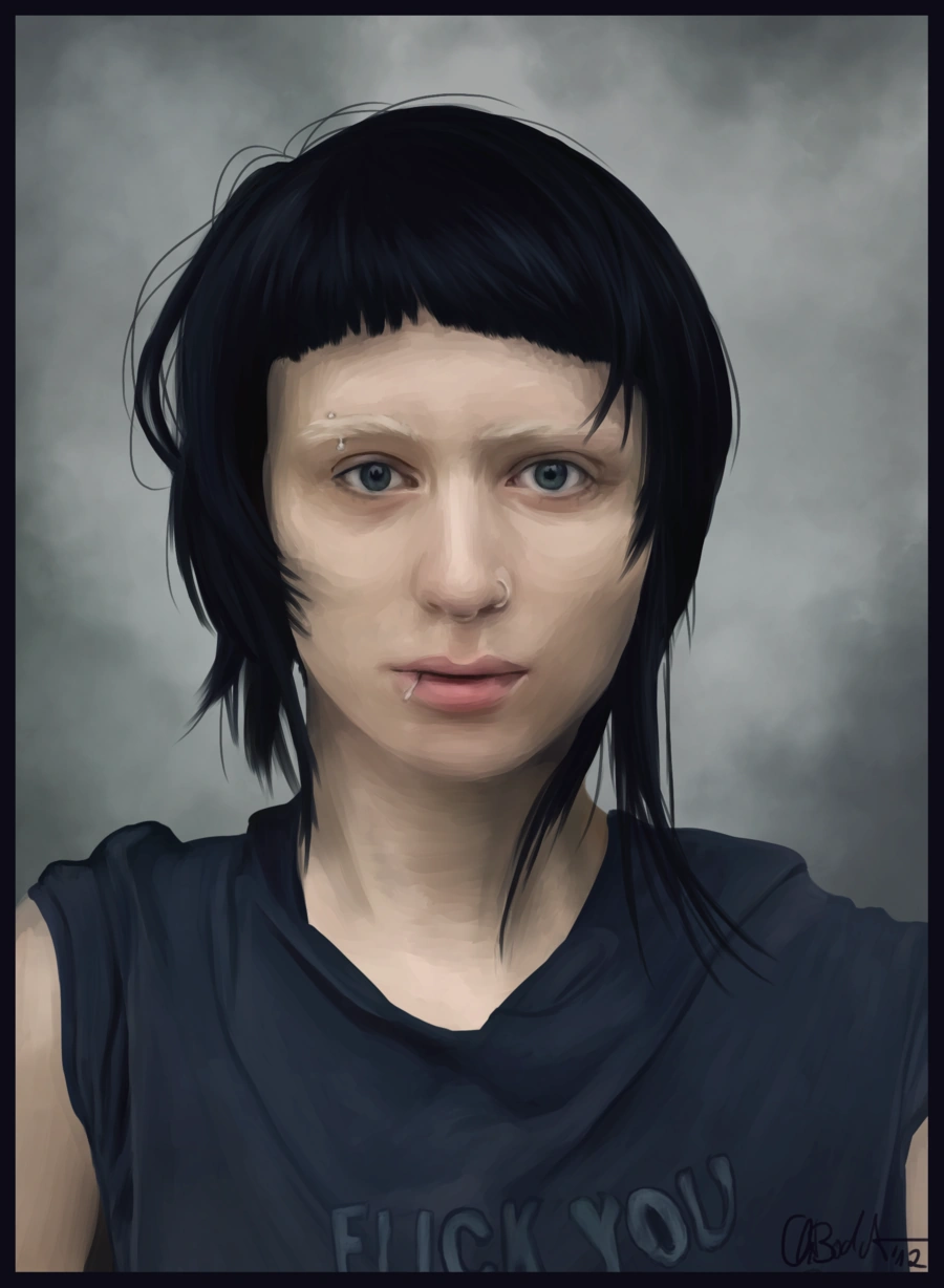 Imagen - Lisbeth salander by flubberwurm-d5iahzj.png | Wiki Trilogía ...