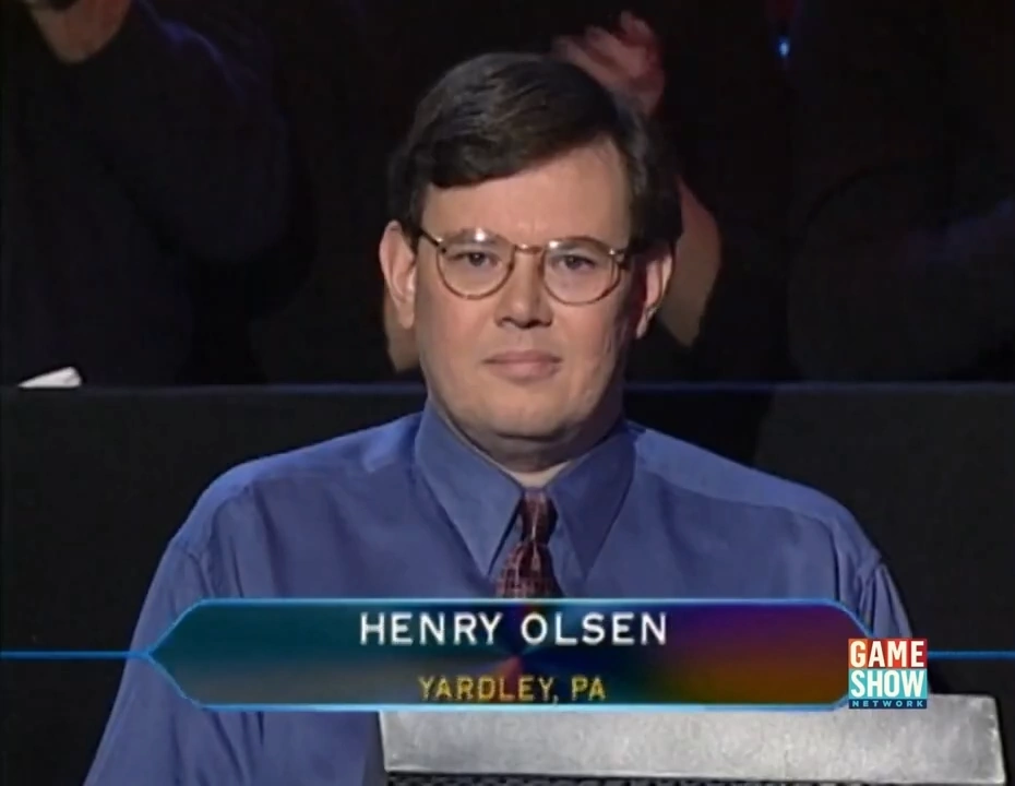 Henry Olsen | Who Wants To Be A Millionaire Wiki | Fandom