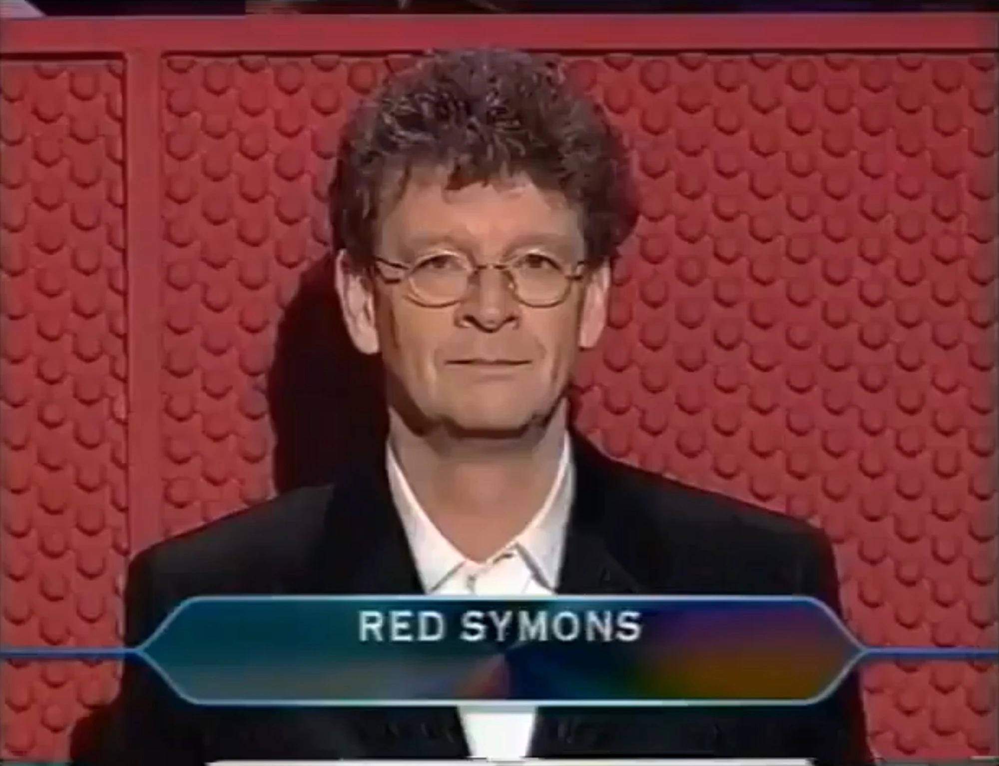 Red Symons | Who Wants To Be A Millionaire Wiki | Fandom