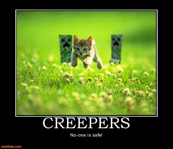 Image - Creepers-chasing-cats-1296392280.jpg | Minecraft Wiki | FANDOM ...