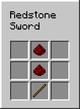 Redstone Sword Recipe