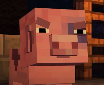 Reuben (Pig) | Minecraft Story Mode Wiki | FANDOM powered by Wikia