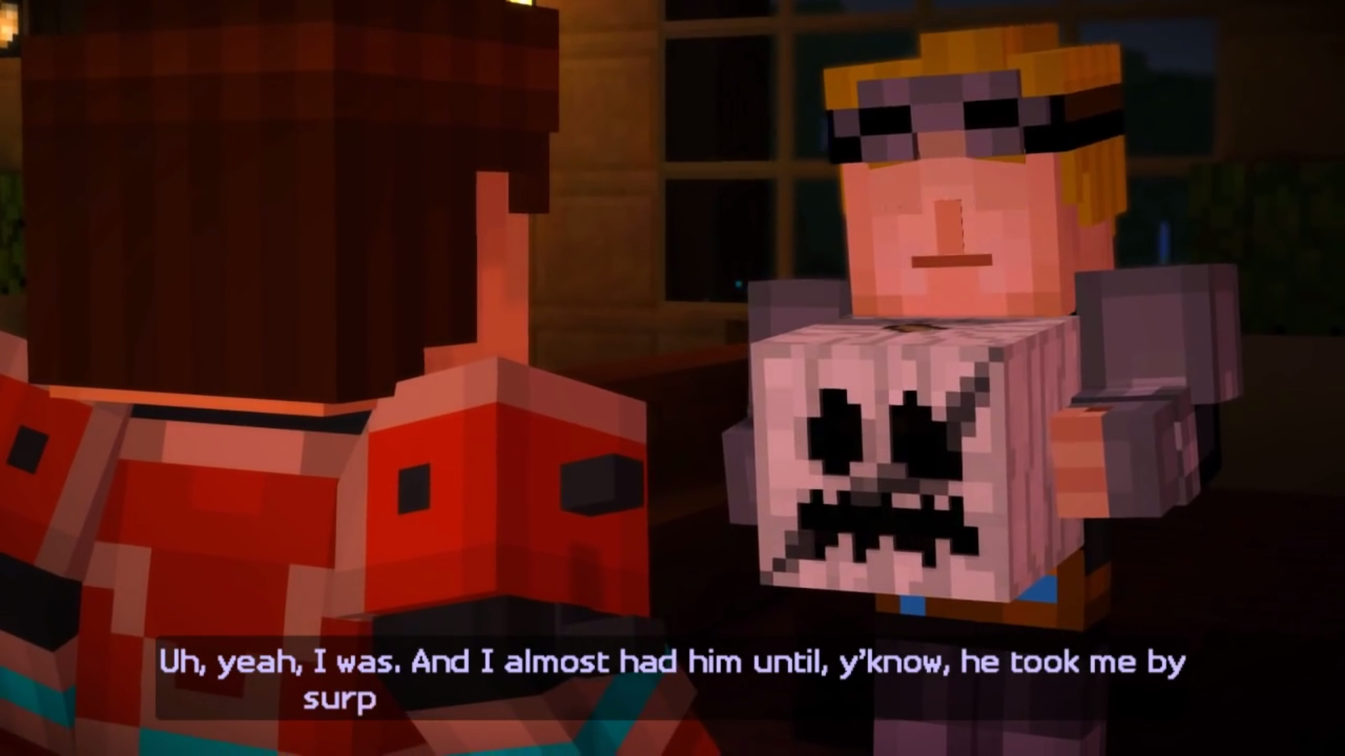 Image Mcsm Ep6 Lukas Pumpkin Png Minecraft Story Mode Wiki Fandom