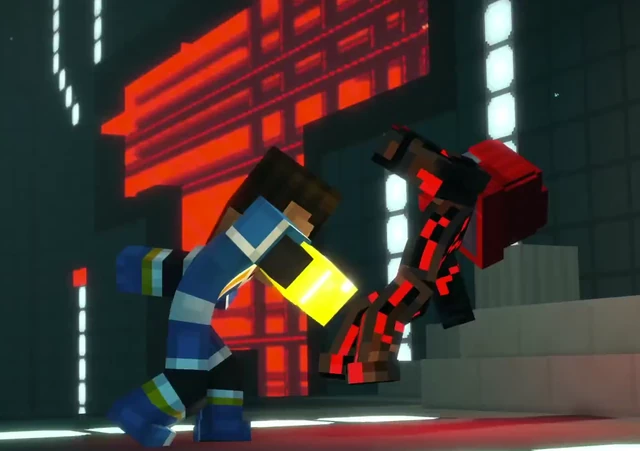 Image - Mcsm s2e5 jesse-punches-romeo.png | Minecraft Story Mode Wiki ...