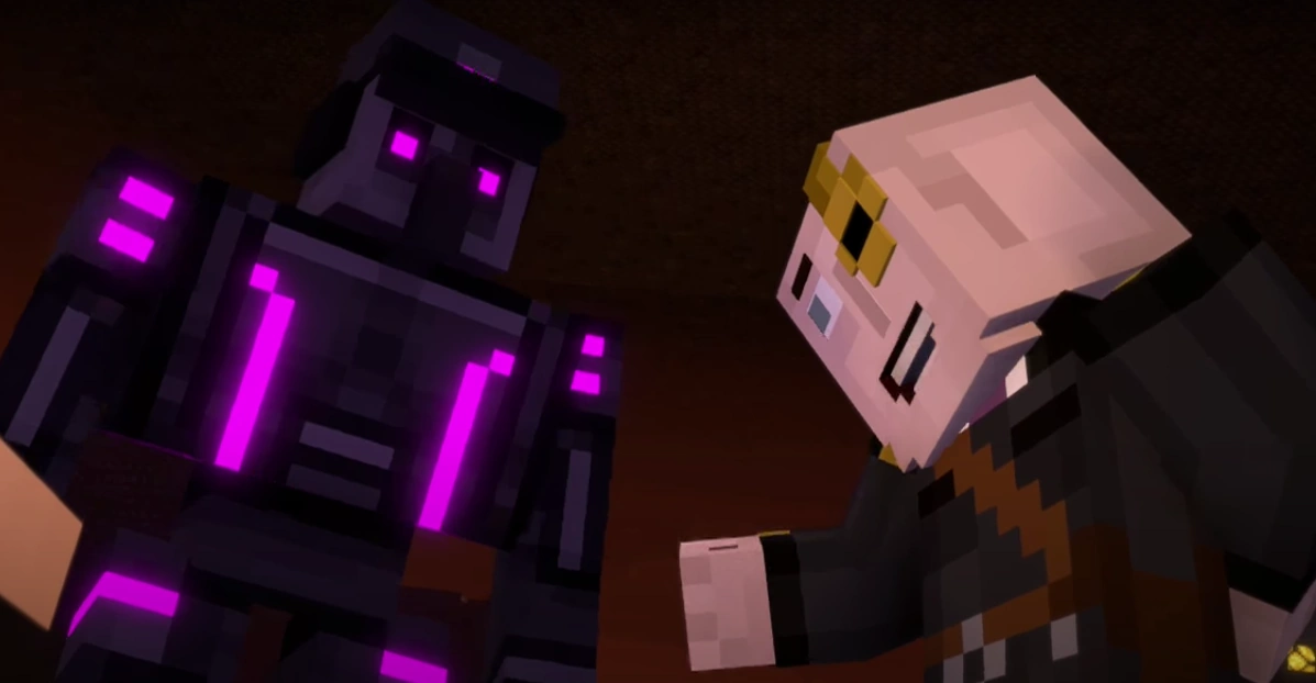 Warden x Big Hanks | Minecraft Story Mode Ships Wikia | Fandom