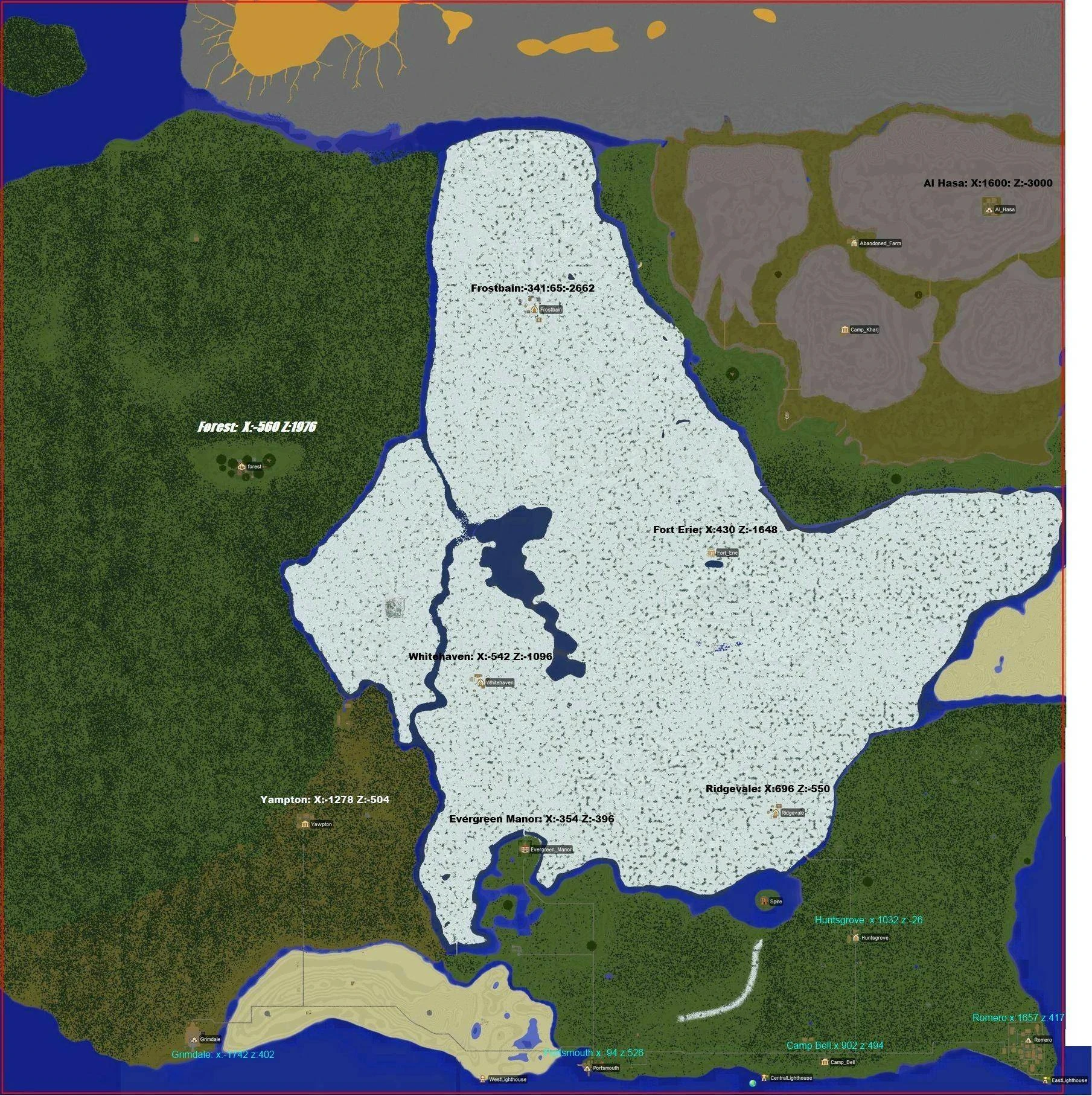 Image - MineZ Map.jpg | Minez Wiki | FANDOM powered by Wikia