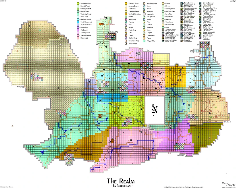 World Map | The Realm Online Wiki | Fandom
