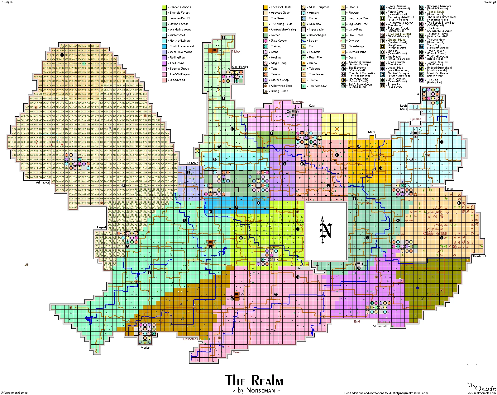 World Map | The Realm Online Wiki | Fandom