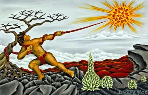 Imagen - Maui slowing the sun1.jpg | Wiki Mitología | FANDOM powered by ...