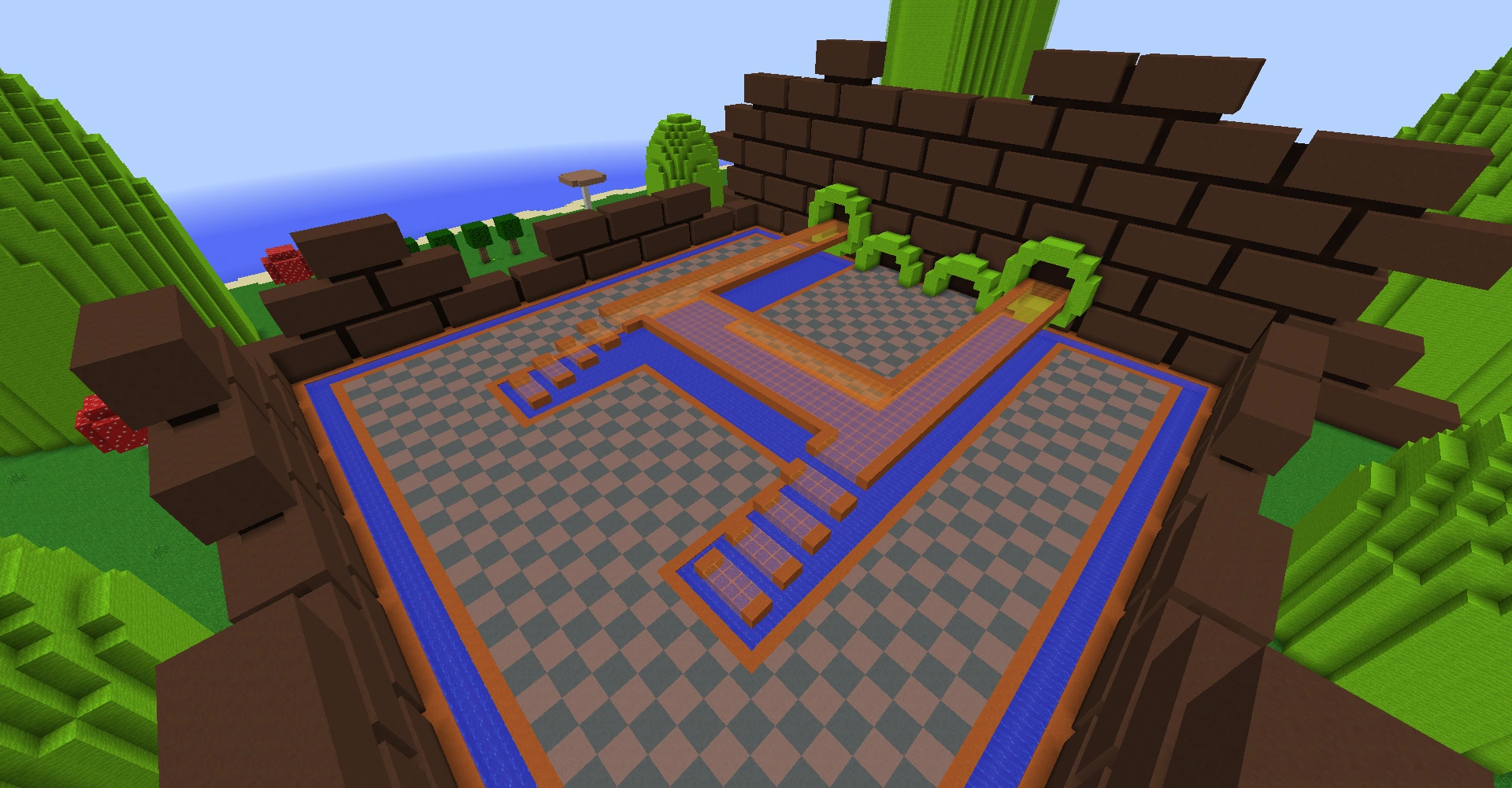 Pipe Plaza | Mario Kart In Minecraft Wiki | Fandom