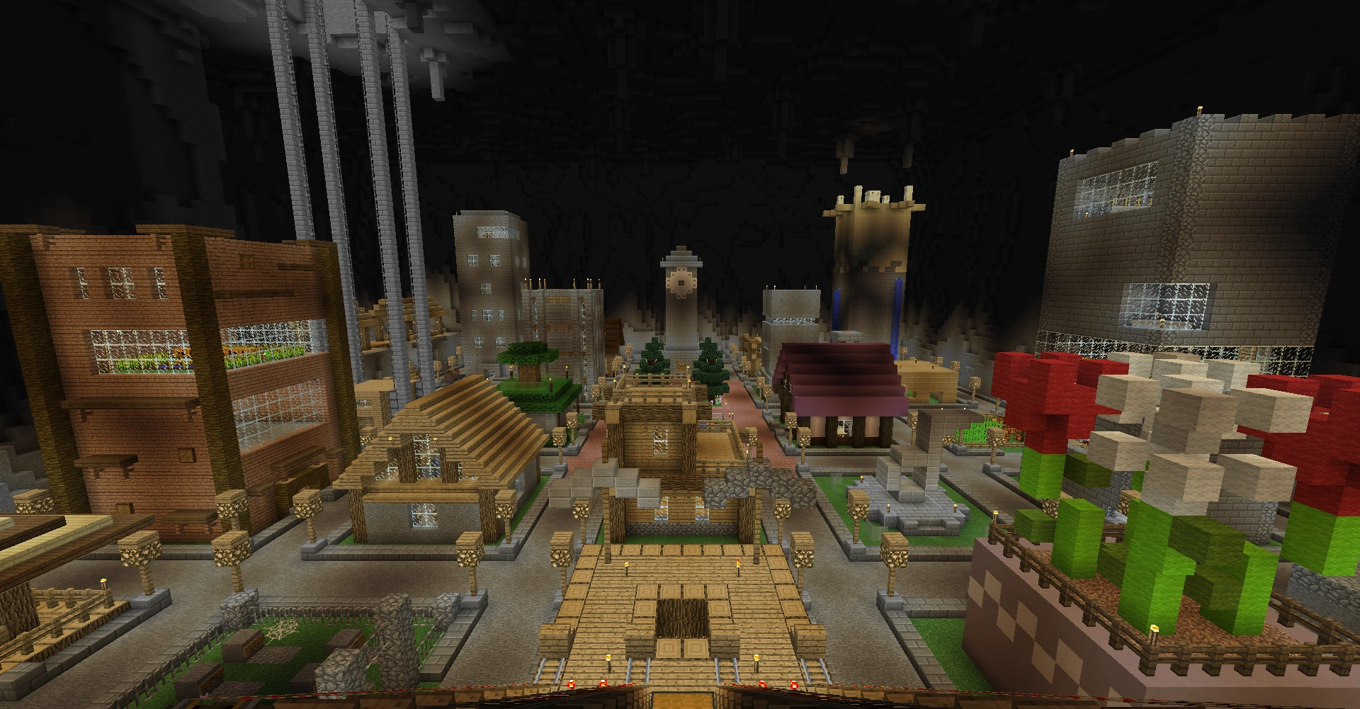 Cinder City | Mario Kart In Minecraft Wiki | Fandom