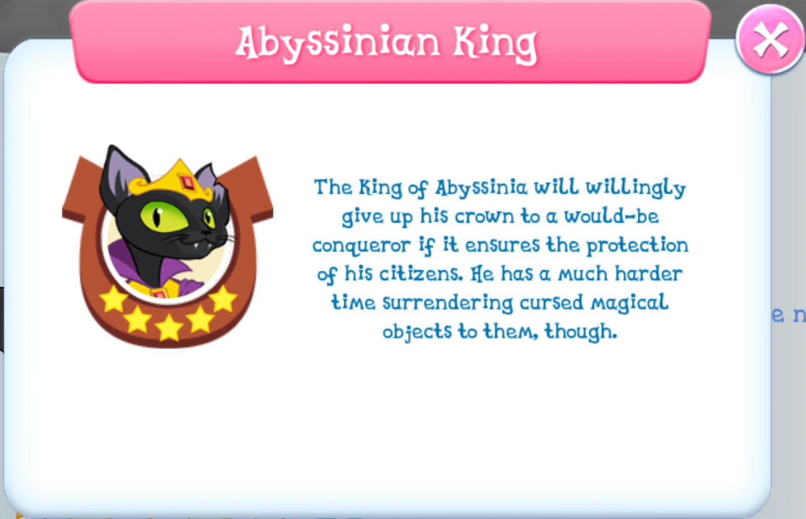 Abyssinian King | The My Little Pony Gameloft Wiki | Fandom