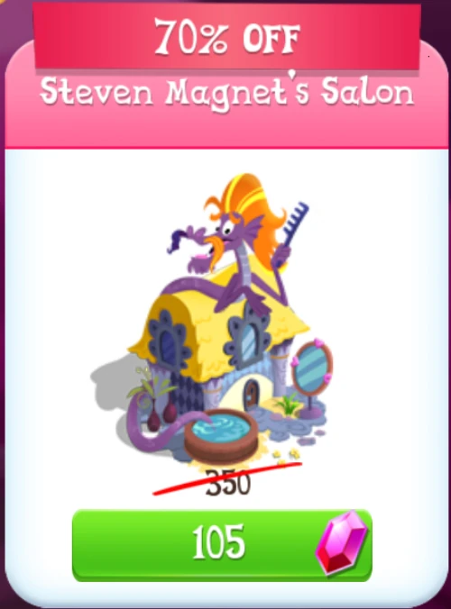 Steven Magnet's Hair Salon | The My Little Pony Gameloft Wiki | Fandom