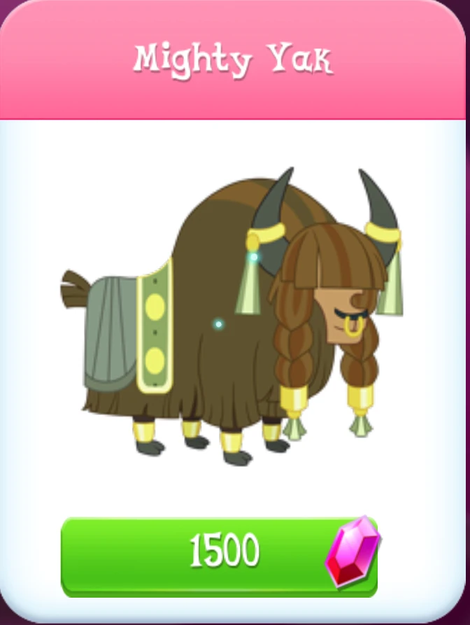 Mighty Yak | The My Little Pony Gameloft Wiki | Fandom