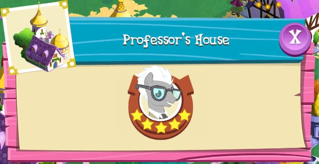 Professor's House | The My Little Pony Gameloft Wiki | Fandom