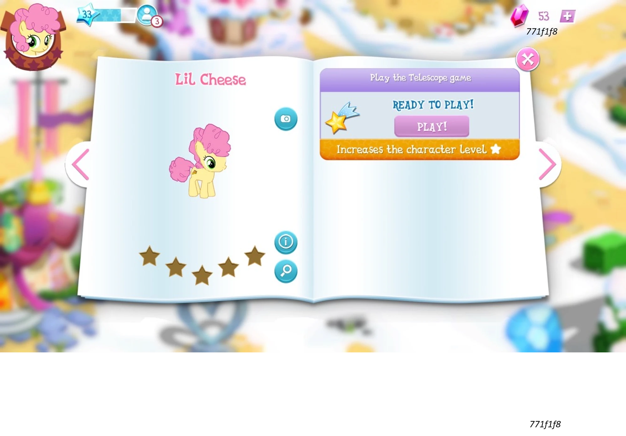 Lil Cheese | The My Little Pony Gameloft Wiki | Fandom