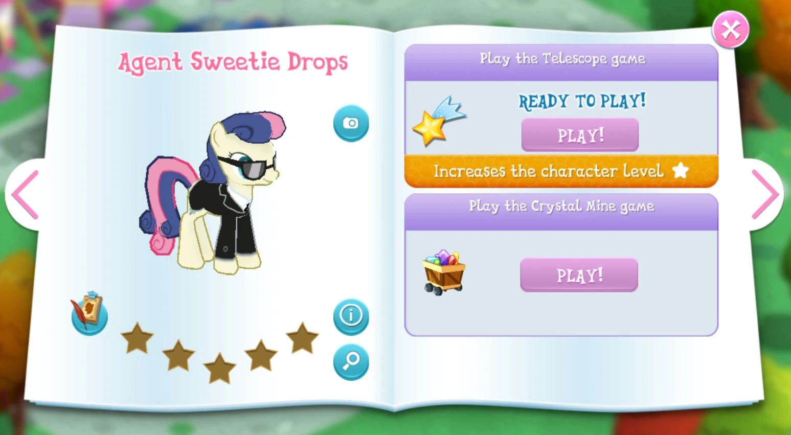 Agent Sweetie Drops | The My Little Pony Gameloft Wiki | Fandom