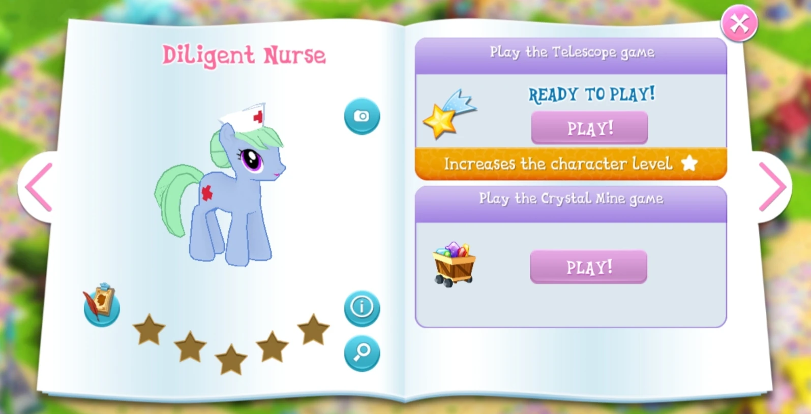 Diligent Nurse | The My Little Pony Gameloft Wiki | Fandom