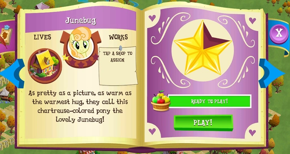 Junebug | The My Little Pony Gameloft Wiki | Fandom