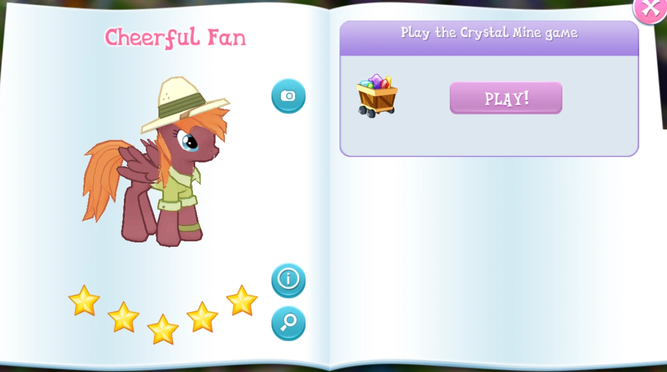 Cheerful Fan | The My Little Pony Gameloft Wiki | Fandom