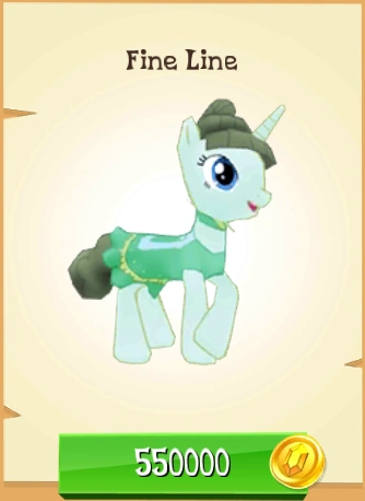 Image - Fine Line unlocked.png | The My Little Pony Gameloft Wiki ...