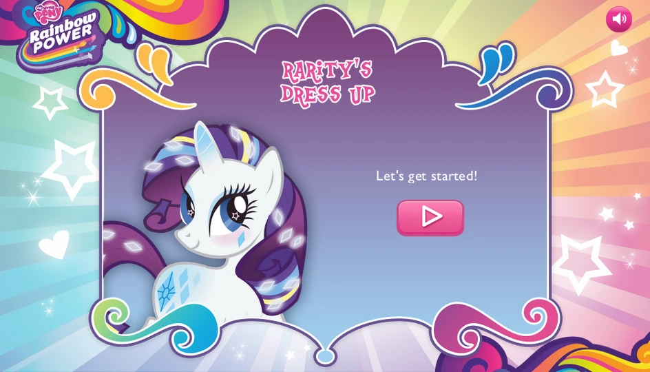 Rarity's Dress Up | My Little Pony: Gaming is Magic Wiki | Fandom