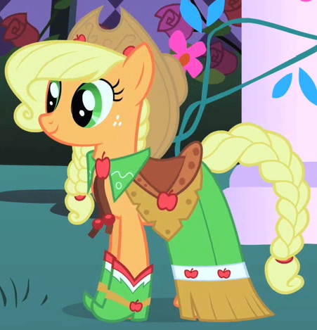 Image - Applejack Gala outfit ID S1E26.png | My Little Pony Friendship ...