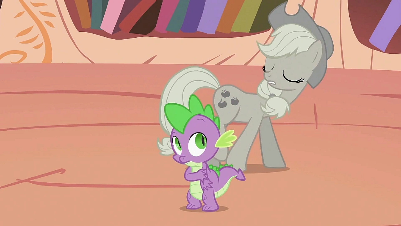 Image - Applejack walking behind Spike S2E02.png | My Little Pony ...