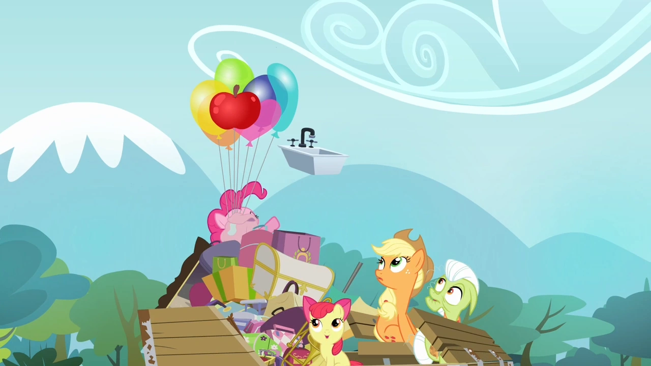 Image - Pinkie Pie throwing sink S4E09.png | My Little Pony Friendship ...