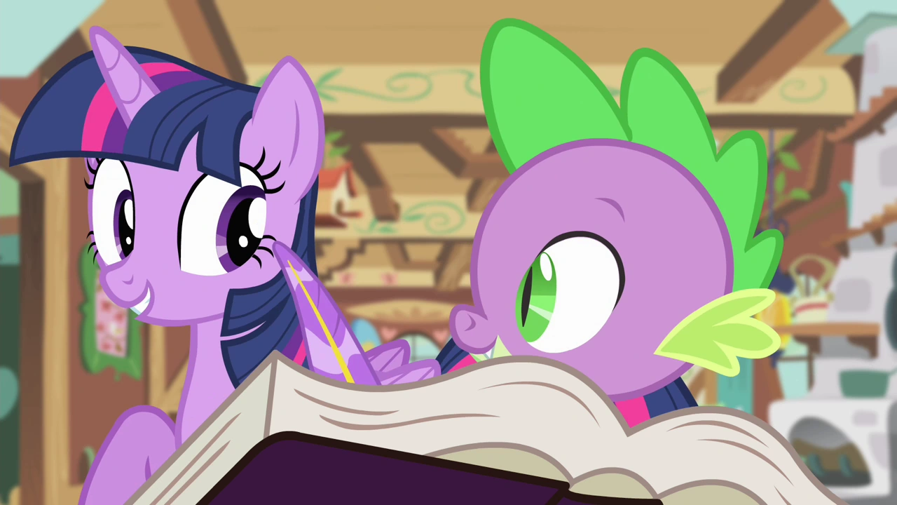 Image - Twilight looking at Spike S4E11.png | My Little Pony Friendship ...