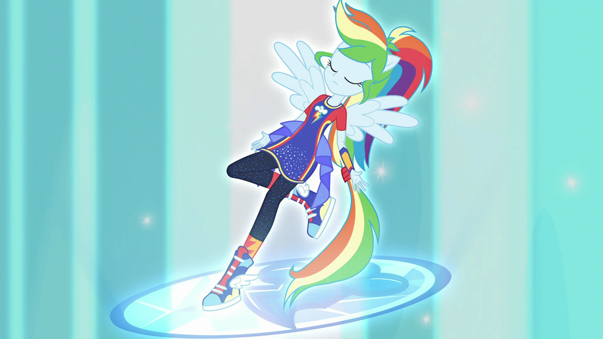 Image - Rainbow Dash transformation complete EGFF.png | My Little Pony ...