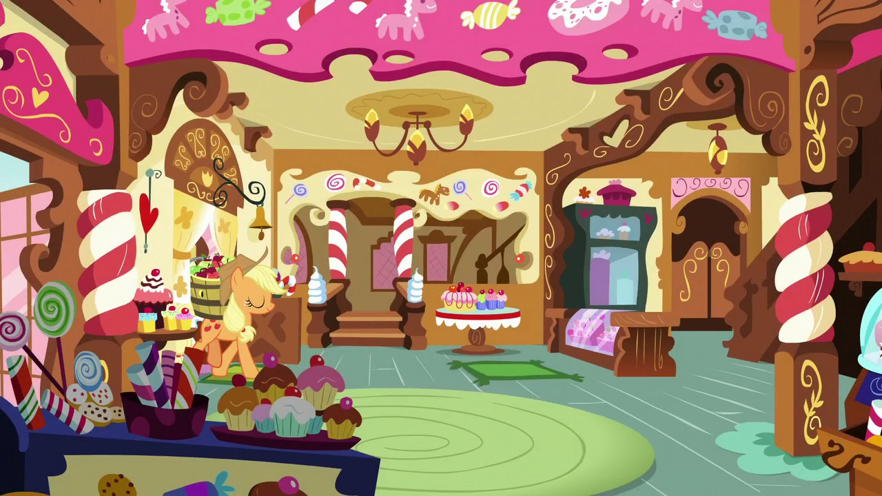 Image - Applejack enters Sugarcube Corner S7E23.png | My Little Pony ...