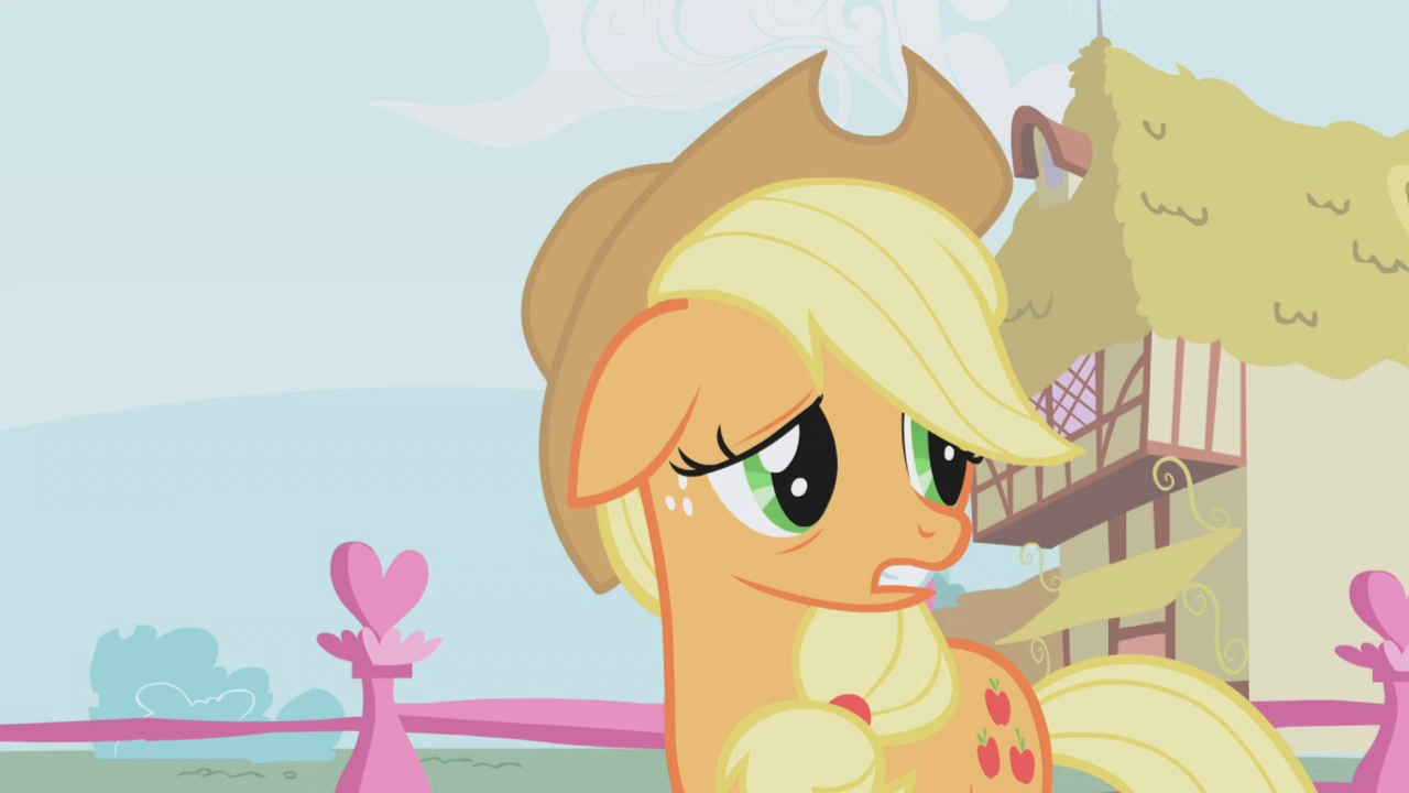 Image - Applejack is sad and tired S1E4.png | My Little Pony Friendship ...