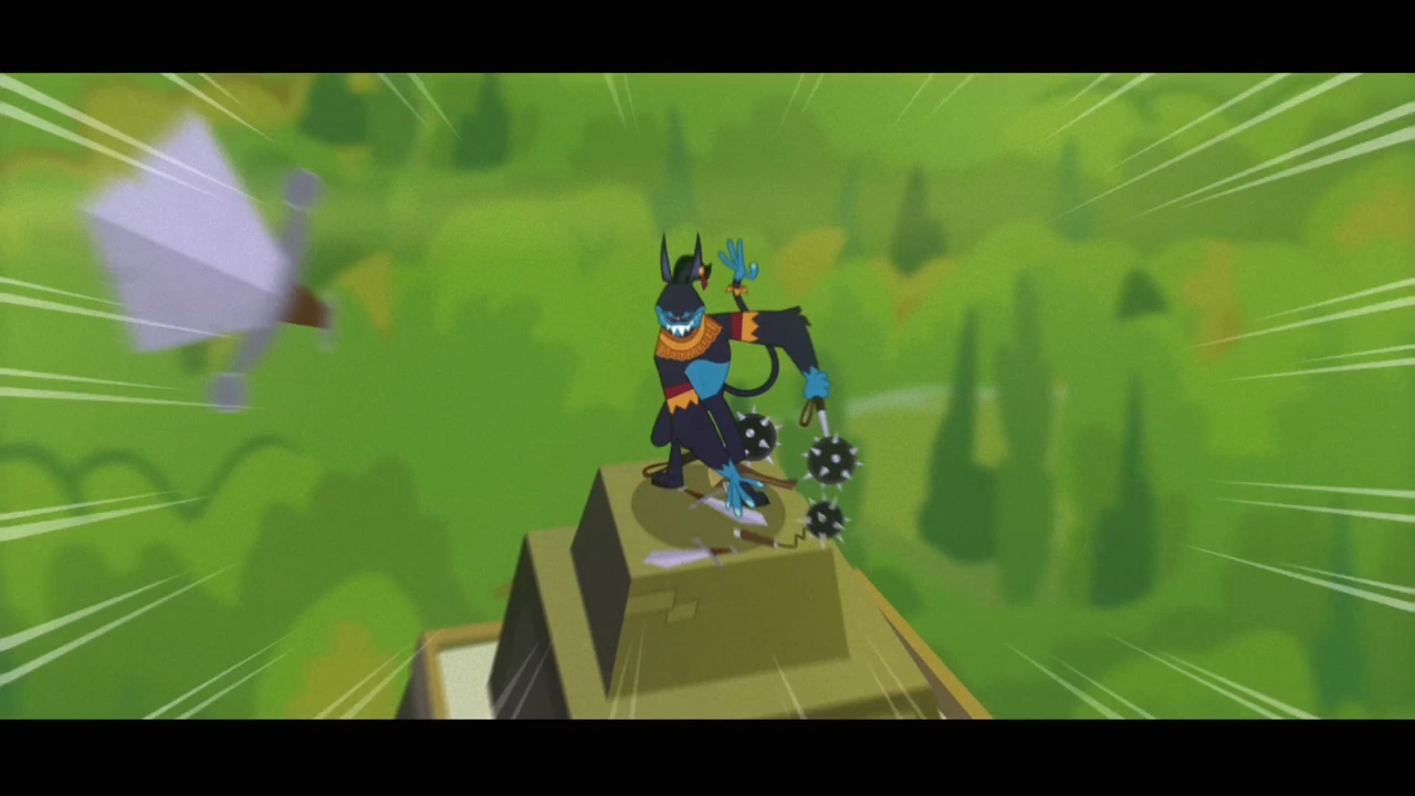 Image - Ahuizotl throwing dangerous weapons S4E04.png | My Little Pony ...